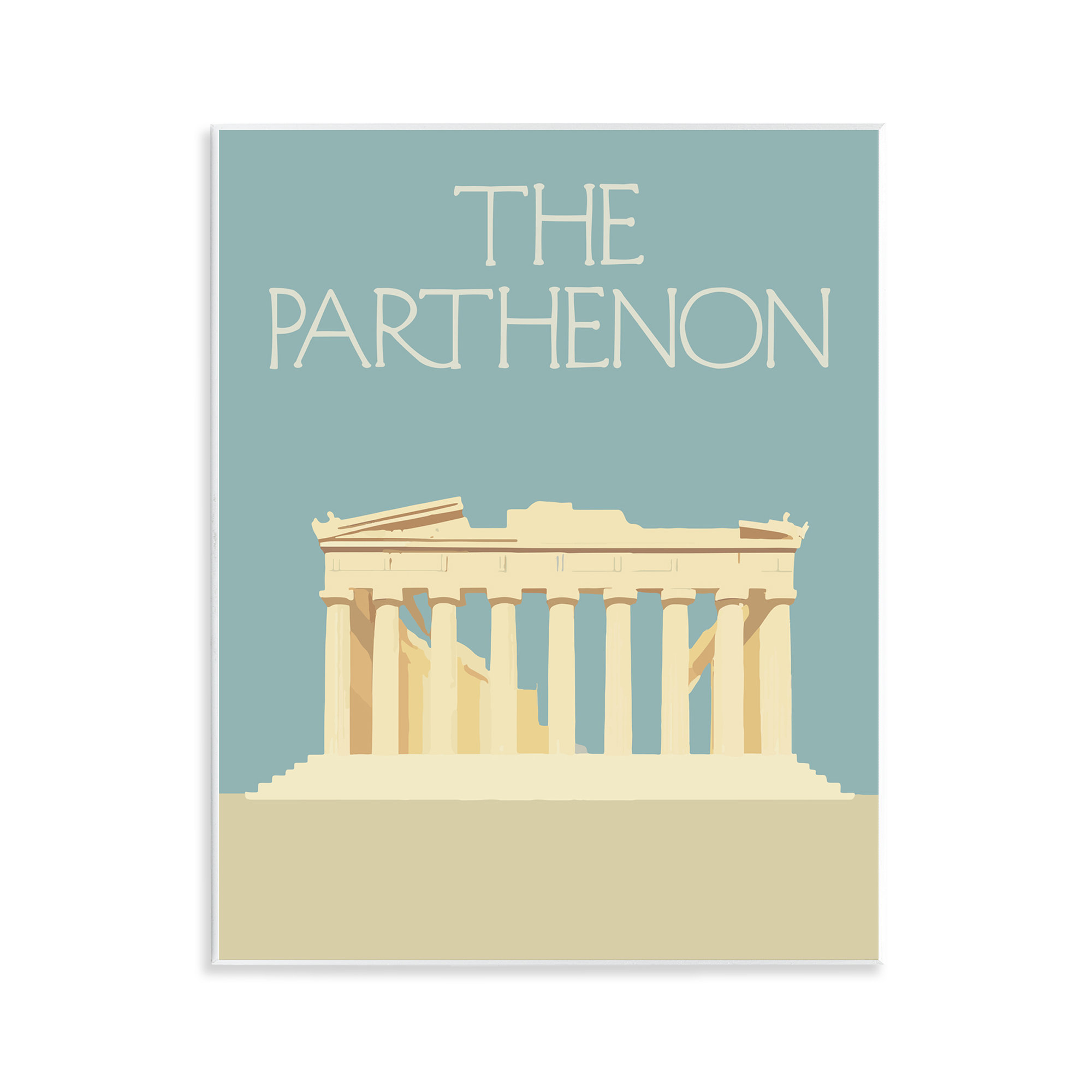 Ebern Designs Parthenon Landmark View Wall Plaque Art by Daphne ...