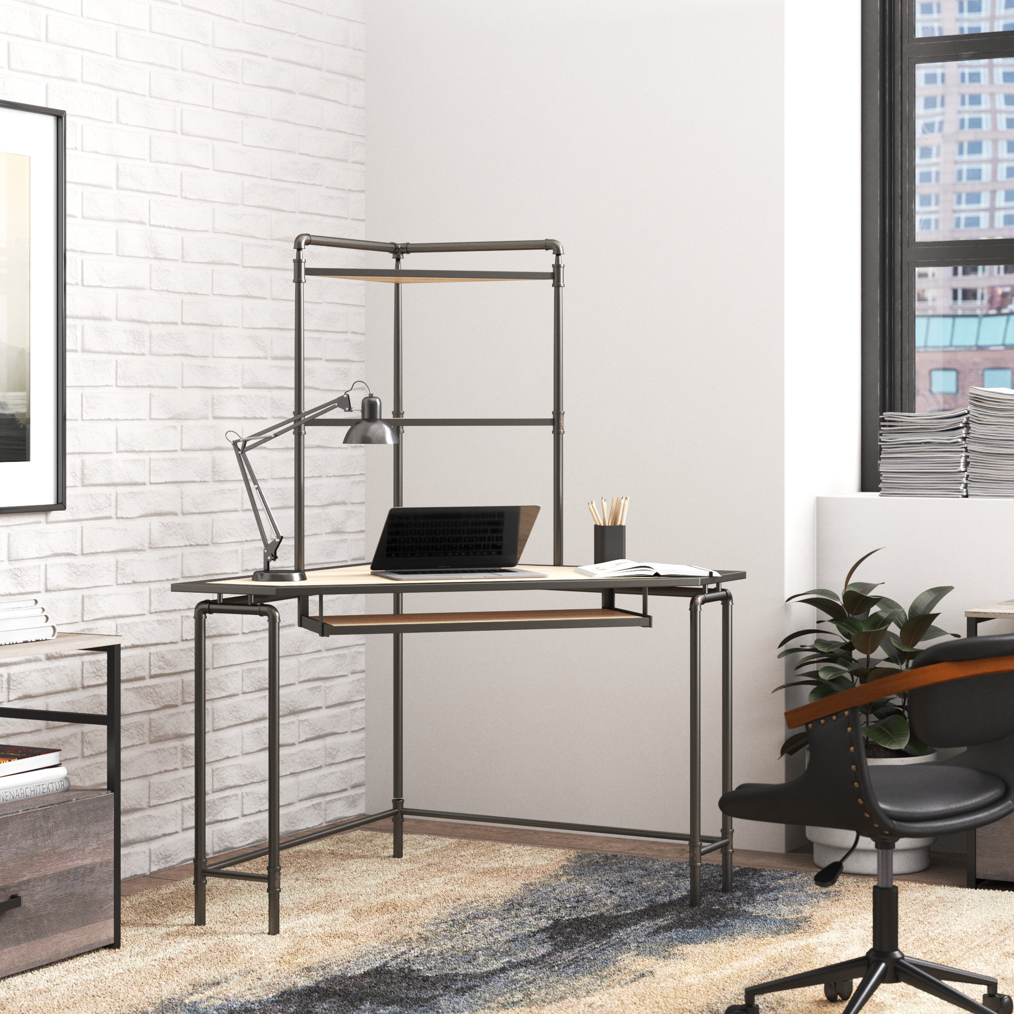 Trent Austin Design® Heathfield Corner Desk & Reviews | Wayfair