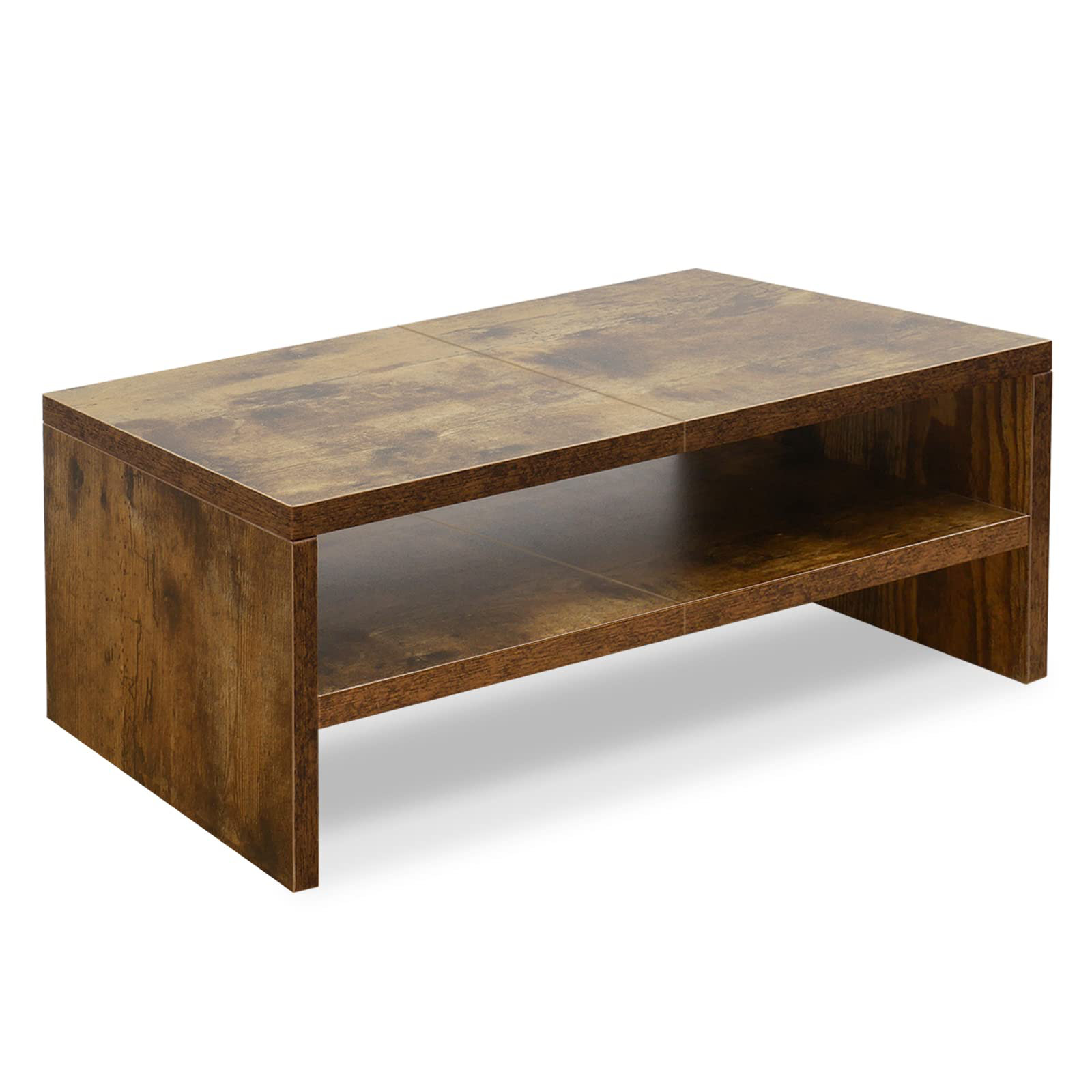 Loon Peak Wooden Monitor Stand Riser-2 Tier Laptop Stand For Desk ...