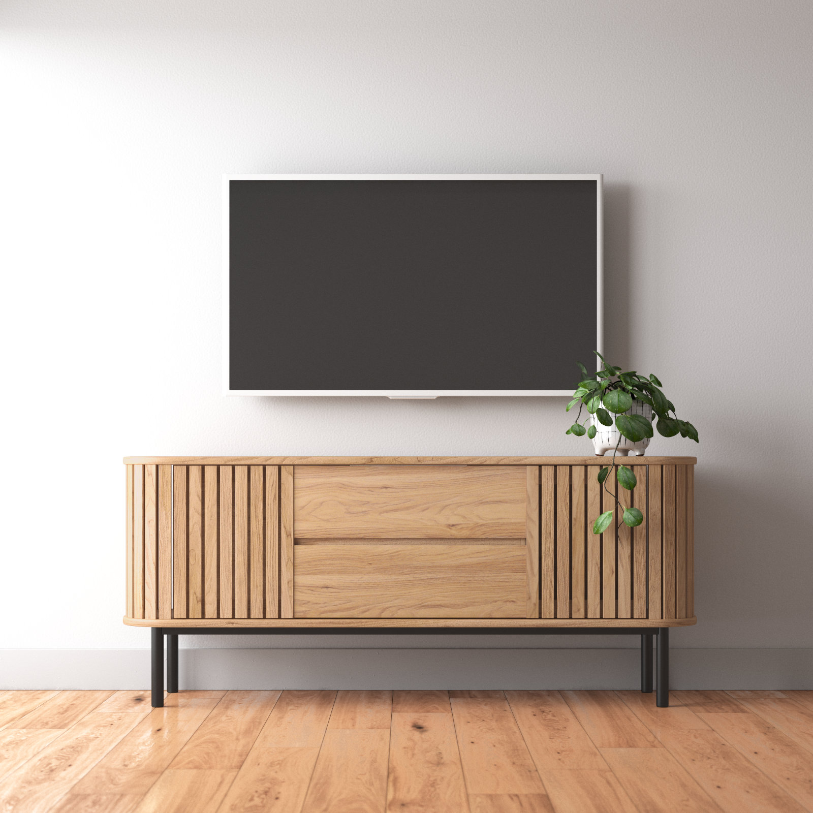 Wade Logan® Bratchell 59.5'' W Storage TV Stand & Reviews | Wayfair