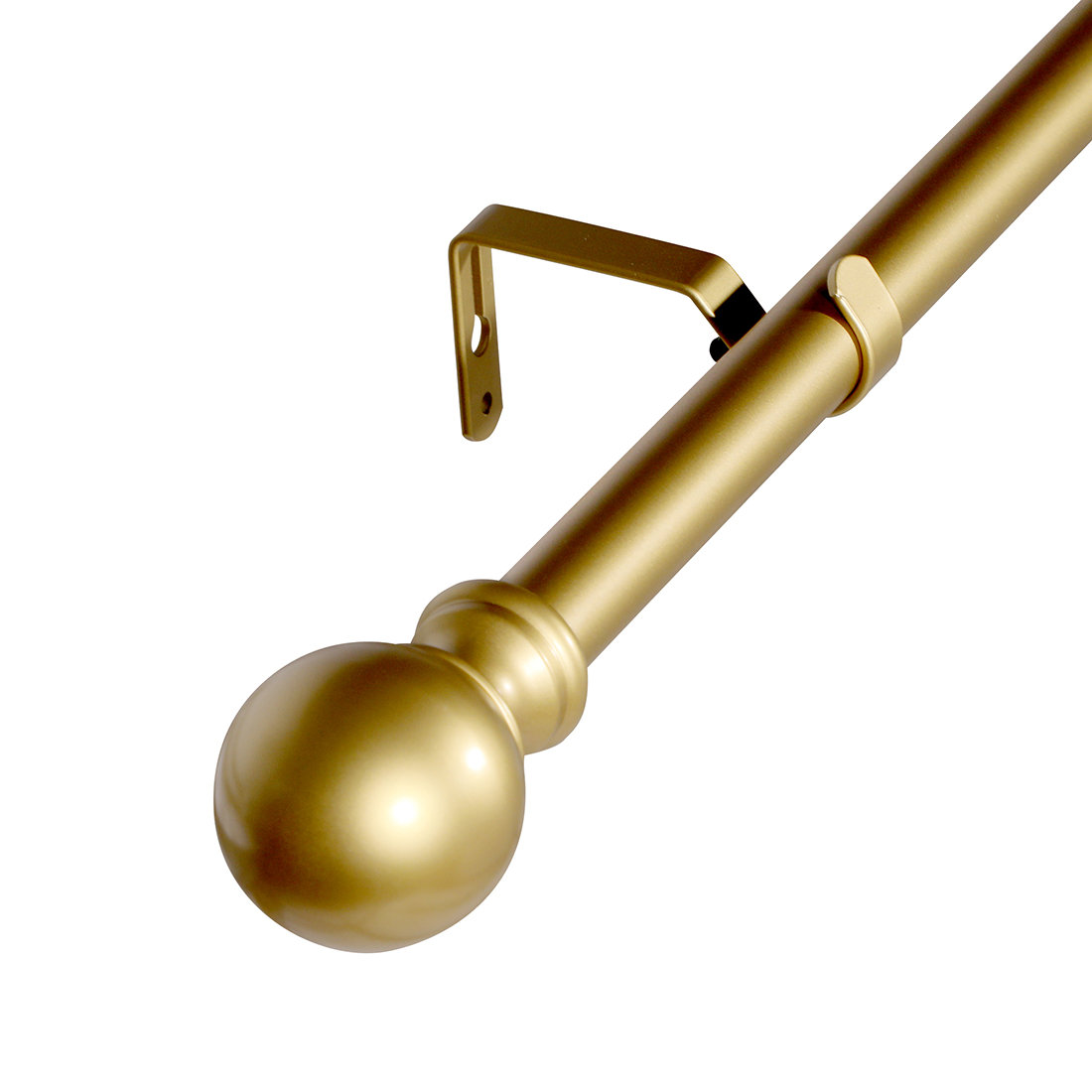 Red Barrel Studio® Articia Adjustable 1" Single Curtain Rod & Reviews ...