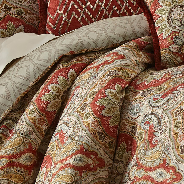 Rose Tree Harrogate Paisley Reversible Comforter Set & Reviews | Wayfair