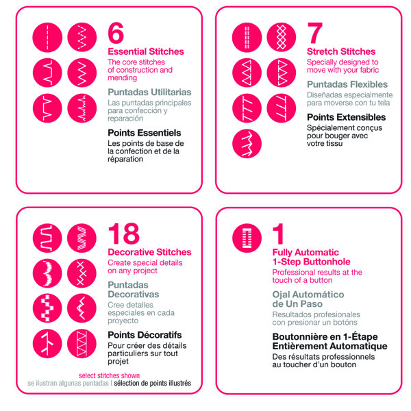 SINGER MX60 Sewing Machine With Accessory Kit & Foot Pedal & Reviews ...