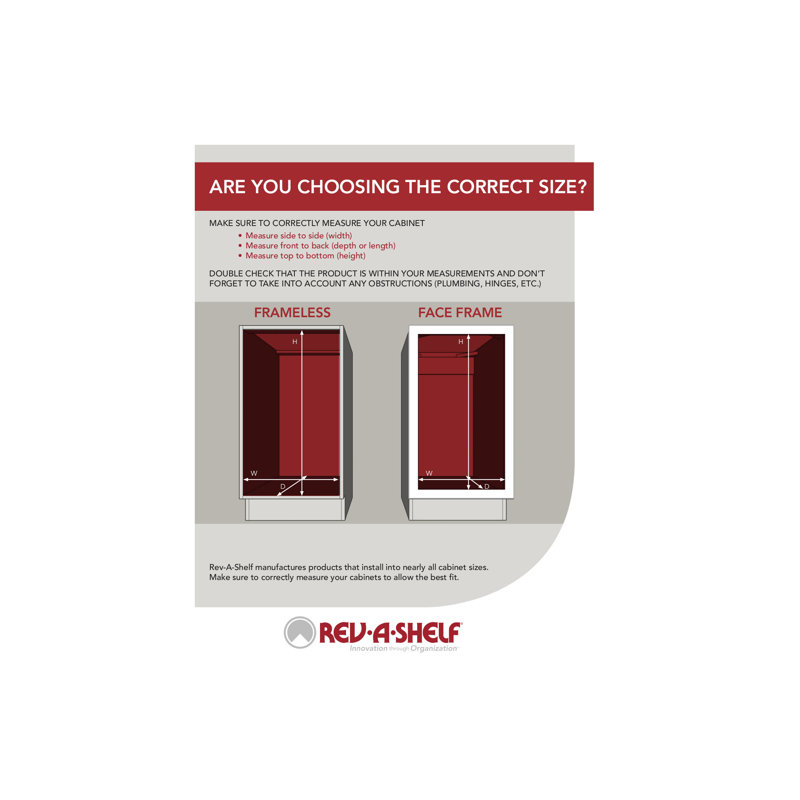 Rev-A-Shelf Contemporary Cloud 2-Shelf Blind Corner Organizer for Blind ...