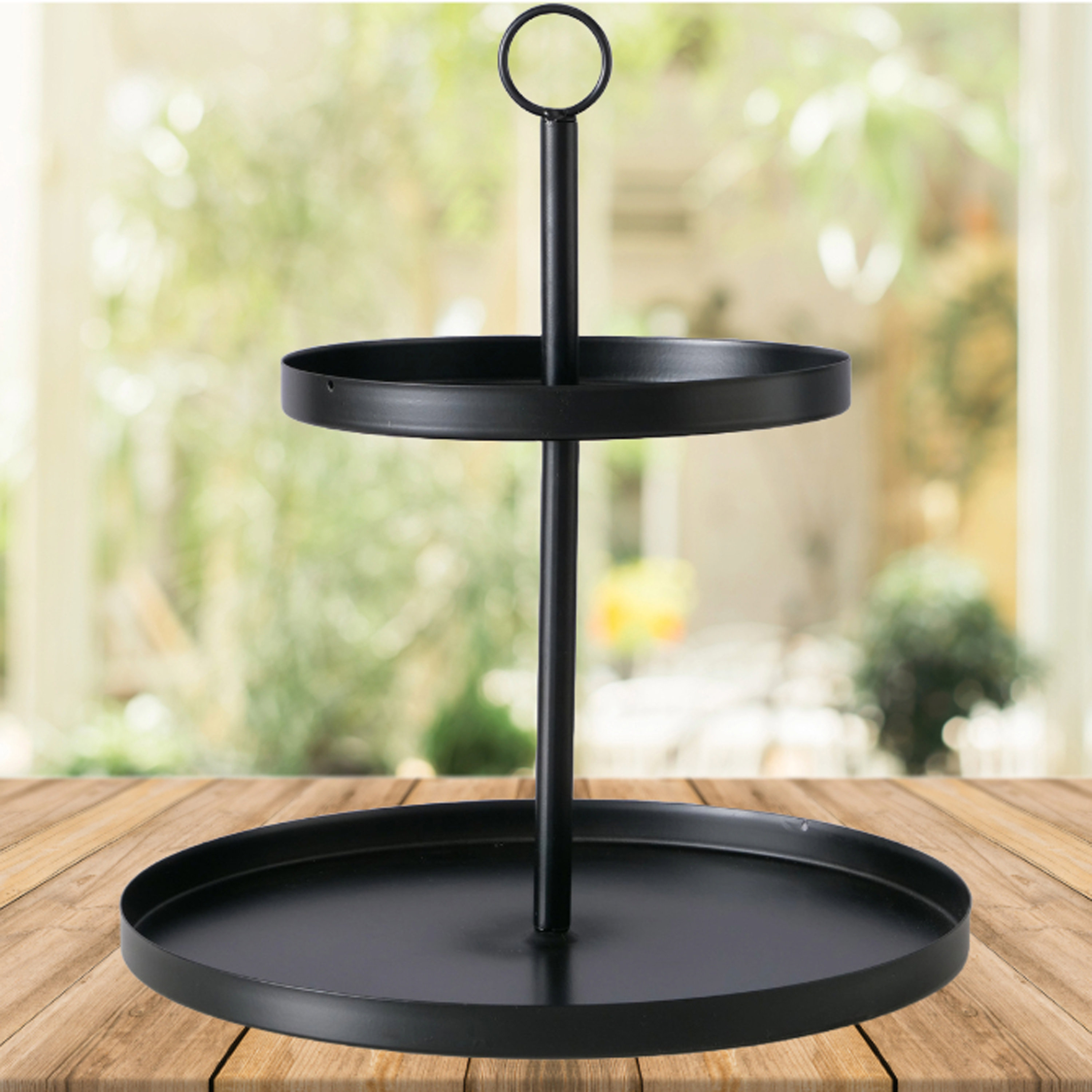 Ebern Designs Edette 2 Tier Tray | Wayfair