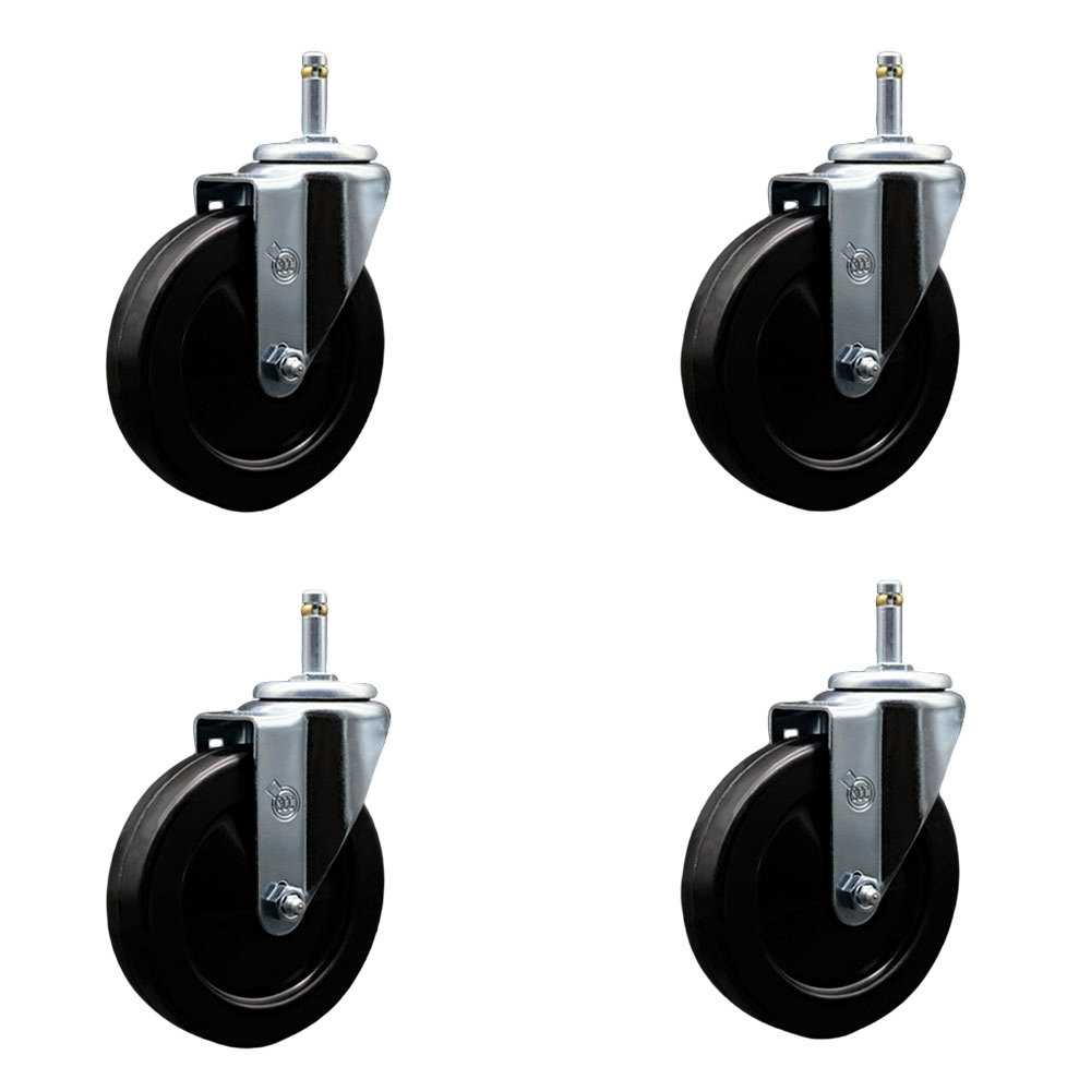 Service Caster Hard Swivel Grip Ring Stem Caster | Wayfair