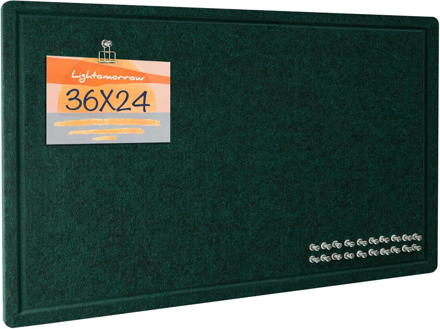 Latitude Run® Bulletin Board, 36 X 24 Inches Felt Board - Decorative ...