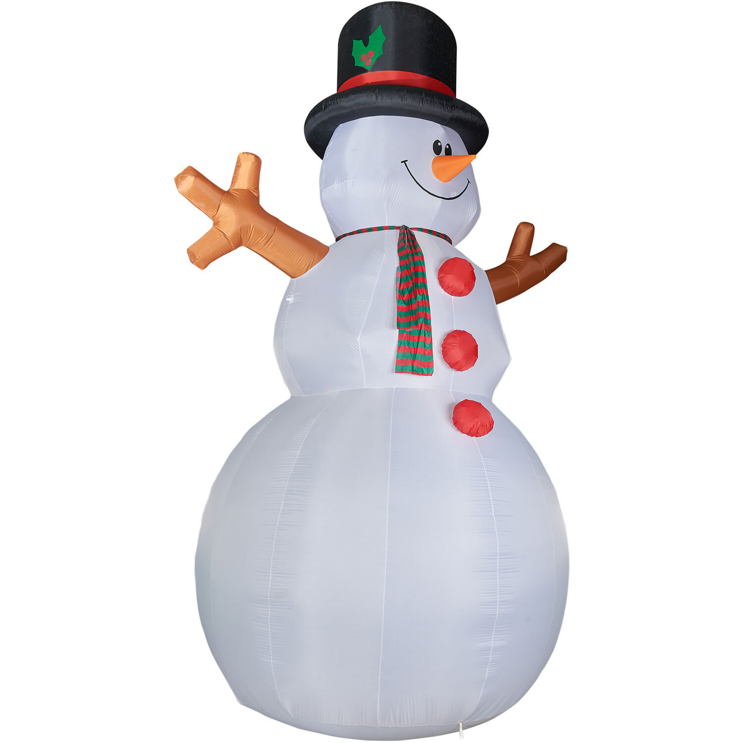Fraser Hill Farm 20-Ft. Tall Prelit Snowman Inflatable with RGB Lights ...