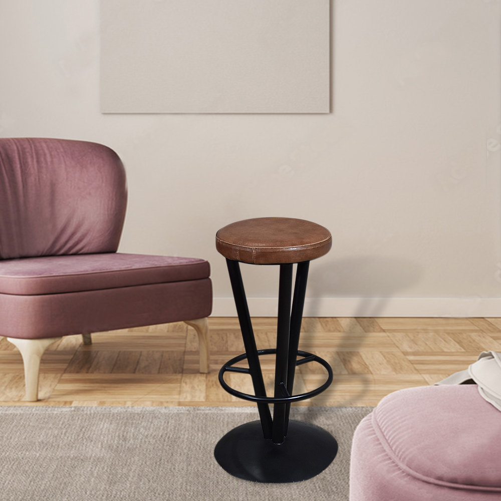 17 Stories Upholstered 29.29'' Counter Stool with Metal Frame | Wayfair