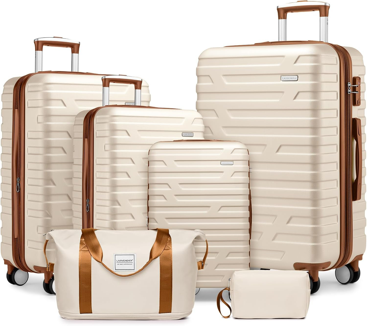 Living Source International 6-piece Luggage Set With Duffel Bags ...