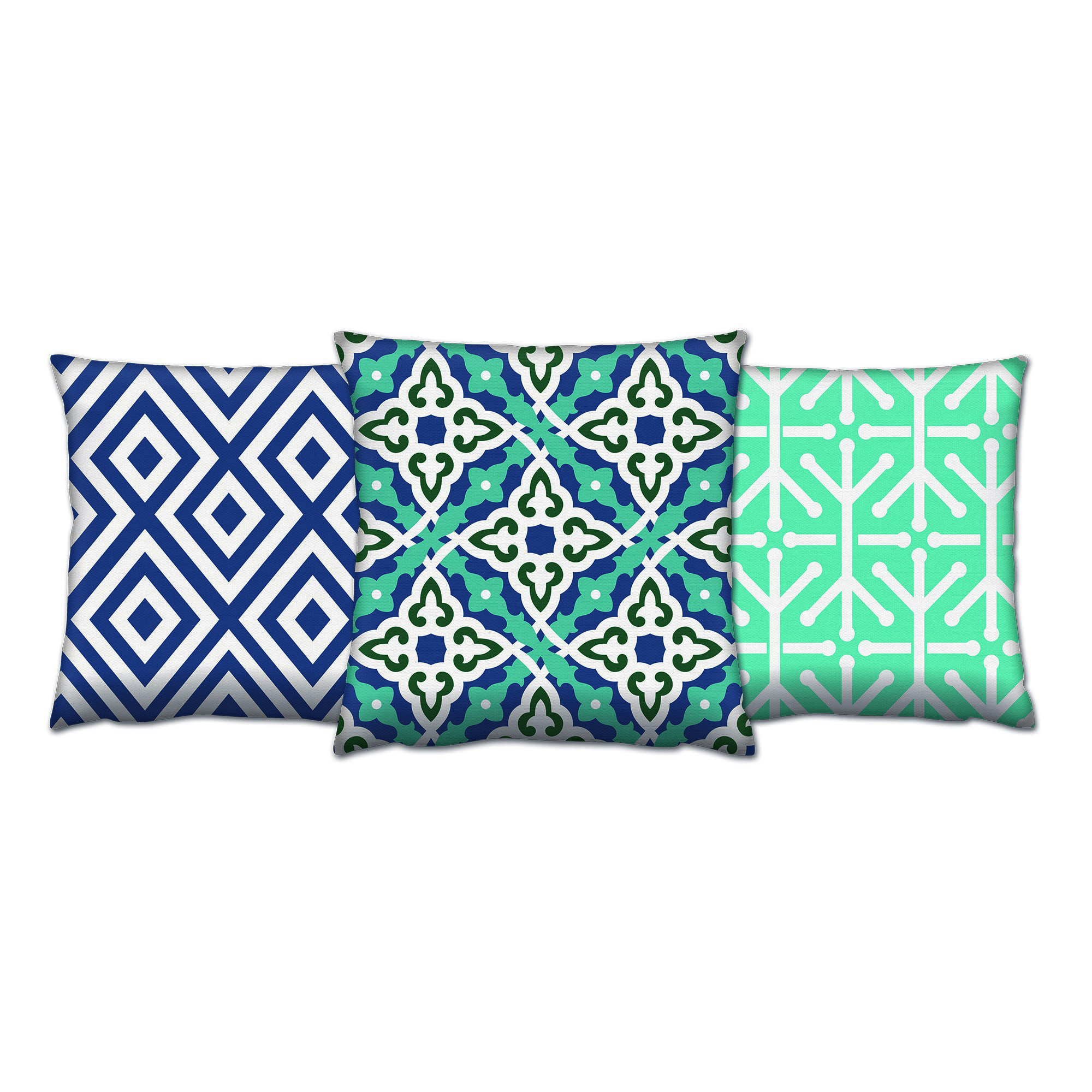 SpiritHome Rosie Indoor/Outdoor Throw Pillow Set & Reviews | Wayfair
