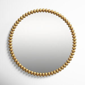 Birch Lane™ Herb Round Gold Mirror & Reviews | Wayfair