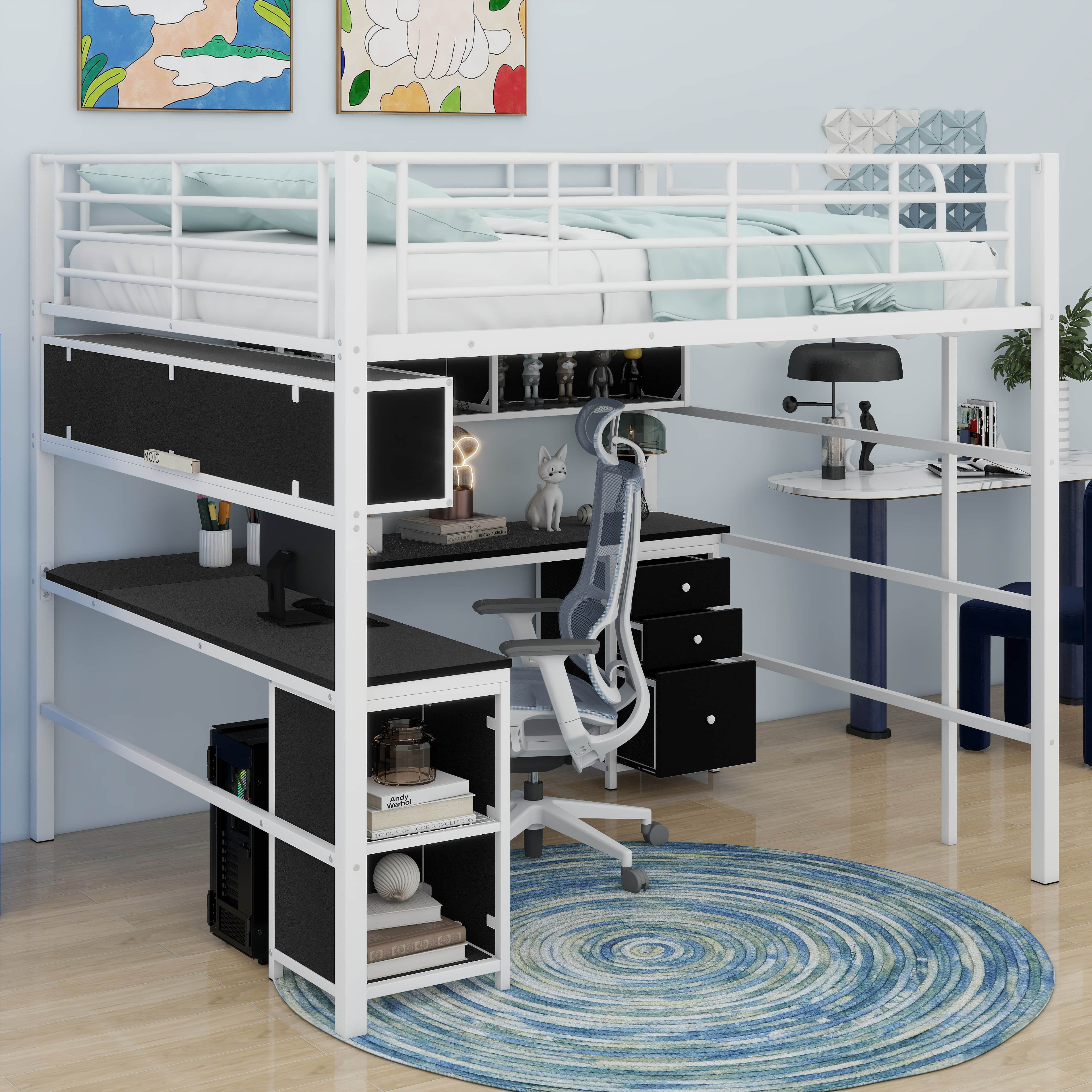 Mason & Marbles Ashfield Kids Full Loft Bed | Wayfair