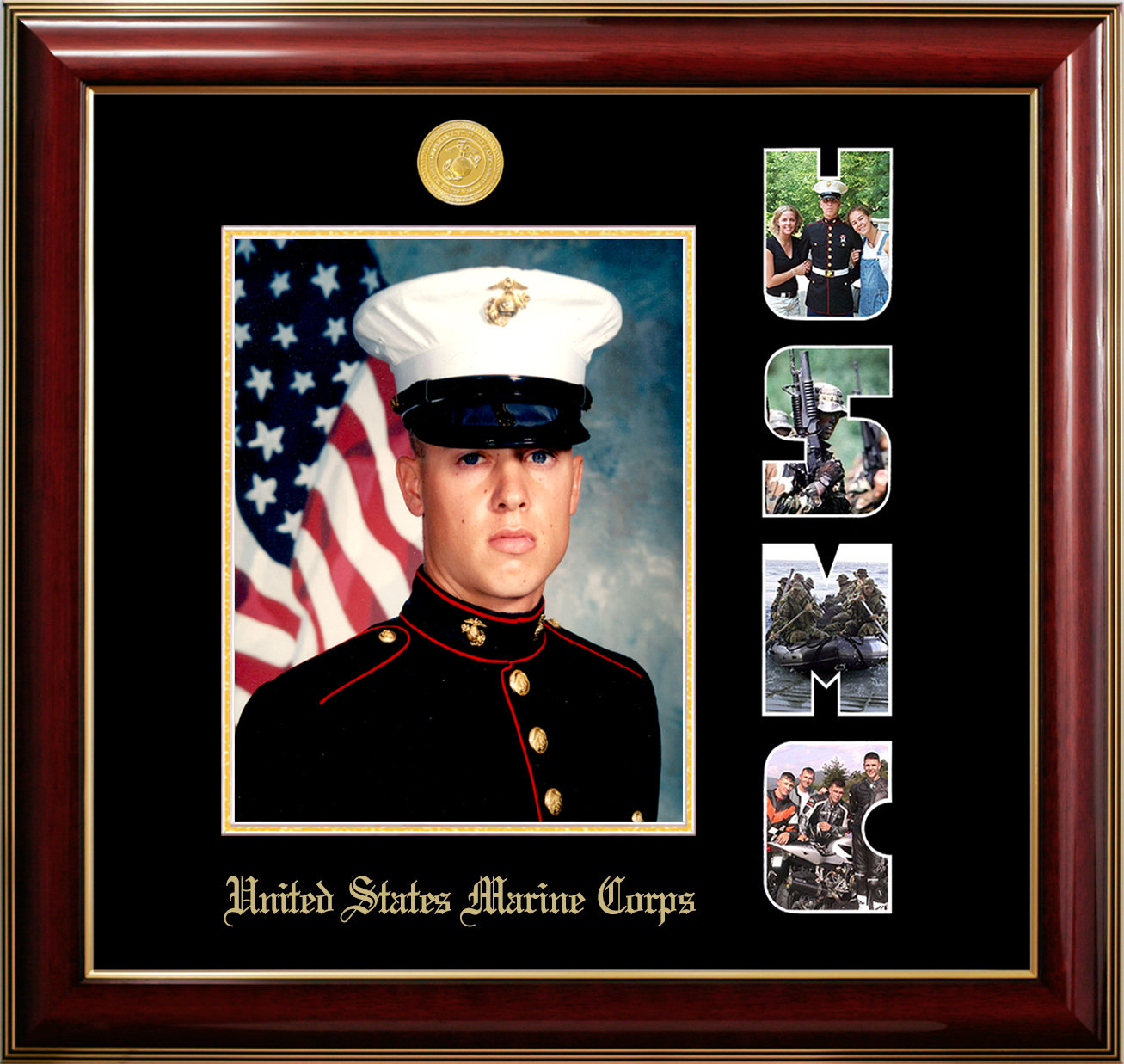 Patriot Frames Marine Portrait Classic Picture Frame | Wayfair