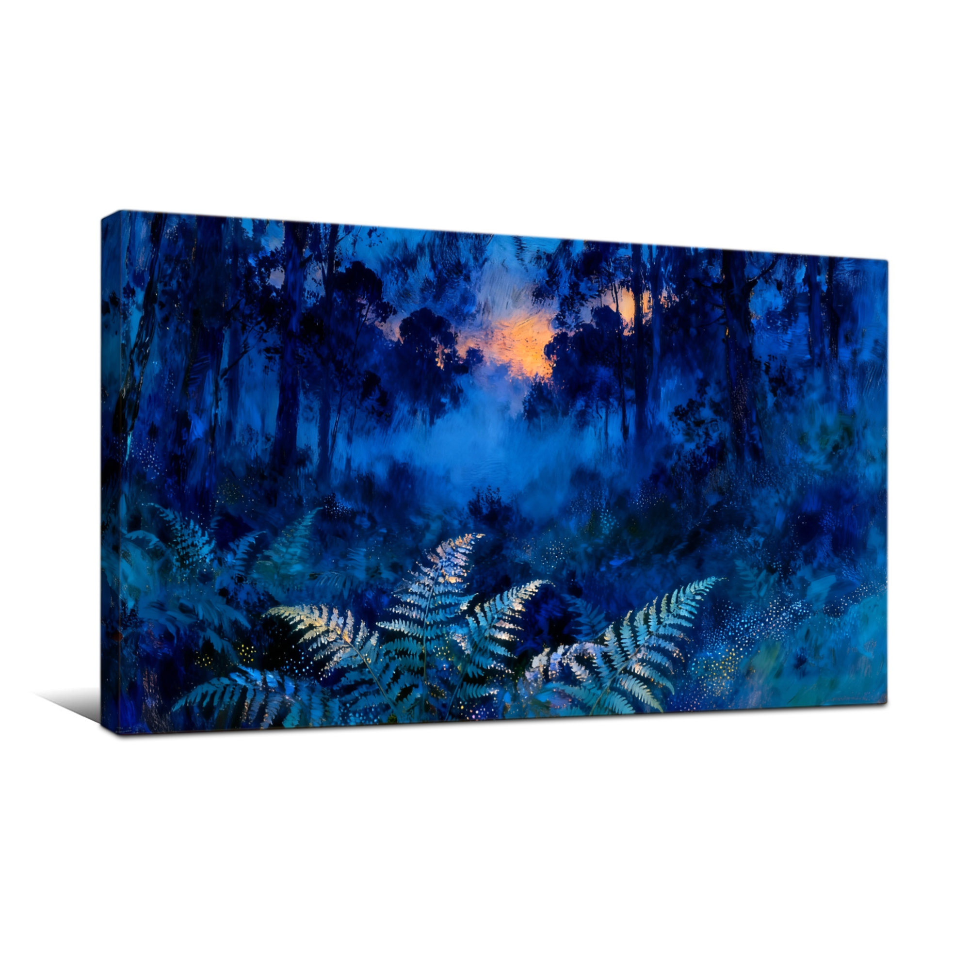 Foundry Select Plants &Flowers Mystic Forest Night Sky Ferns Glow | Wayfair