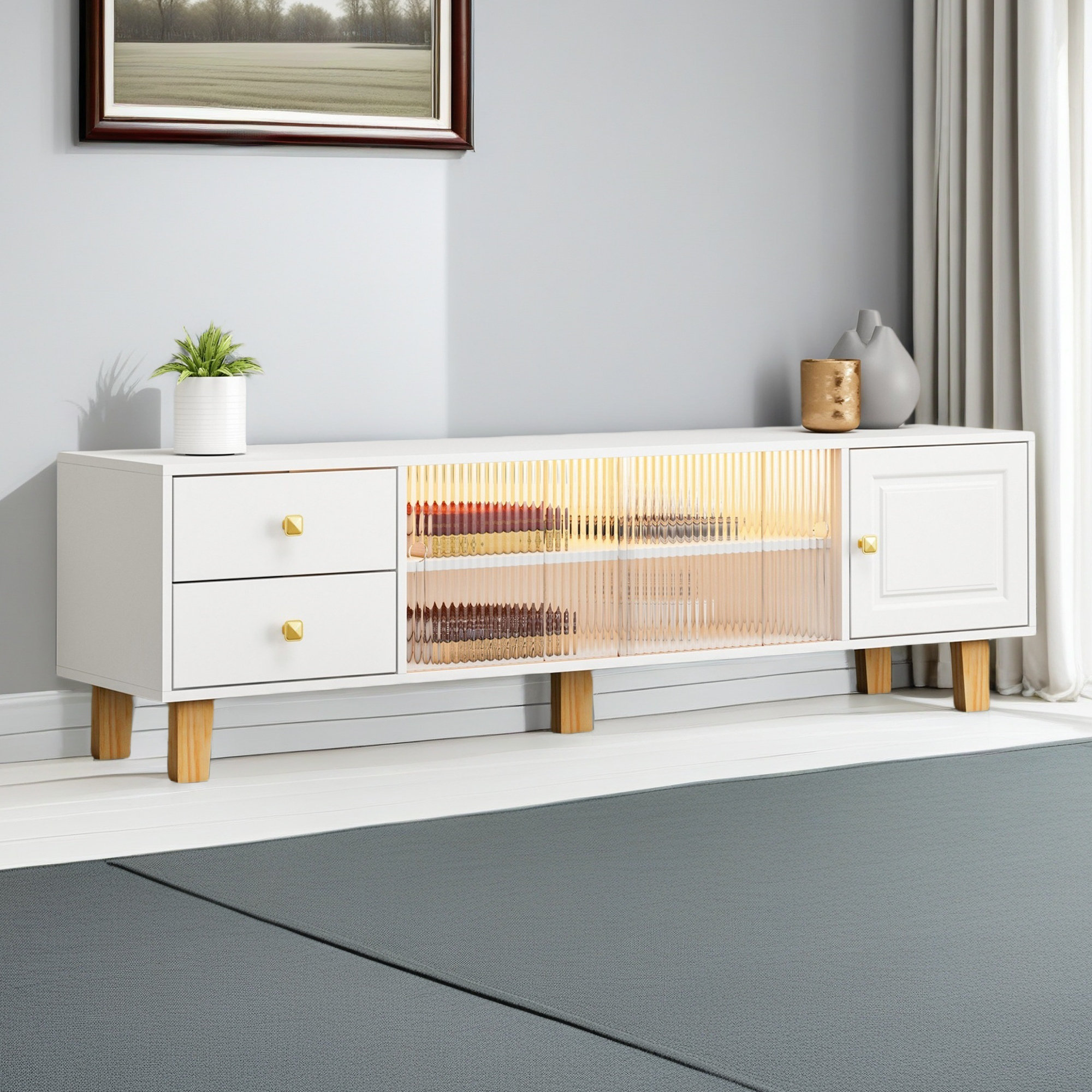 Wrought Studio™ TV Stand,TV Cabinet,Entertainment Center,TV Console ...
