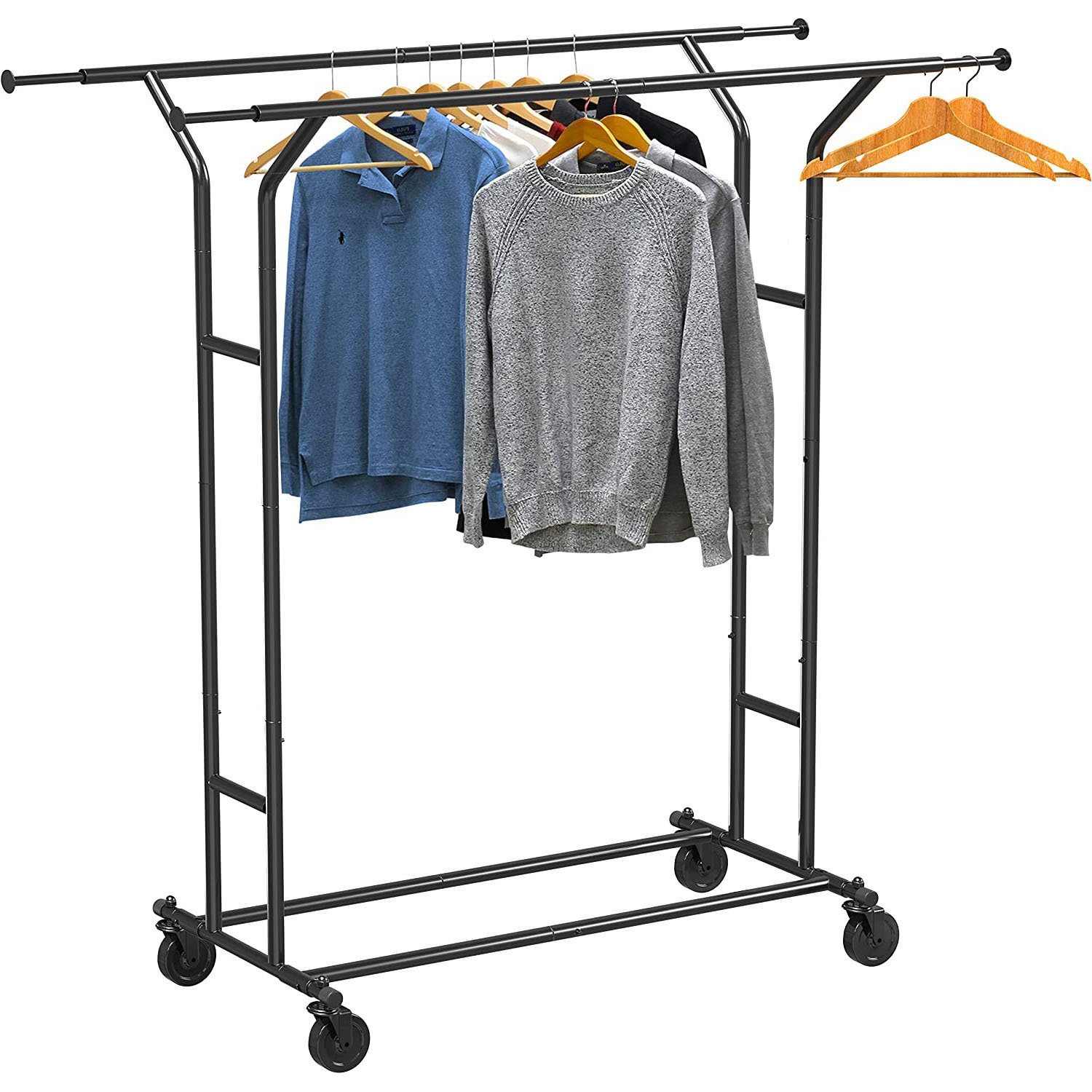 Rebrilliant 200Lb Load Capacity Commercial Grade Garment Hanger Heavy ...