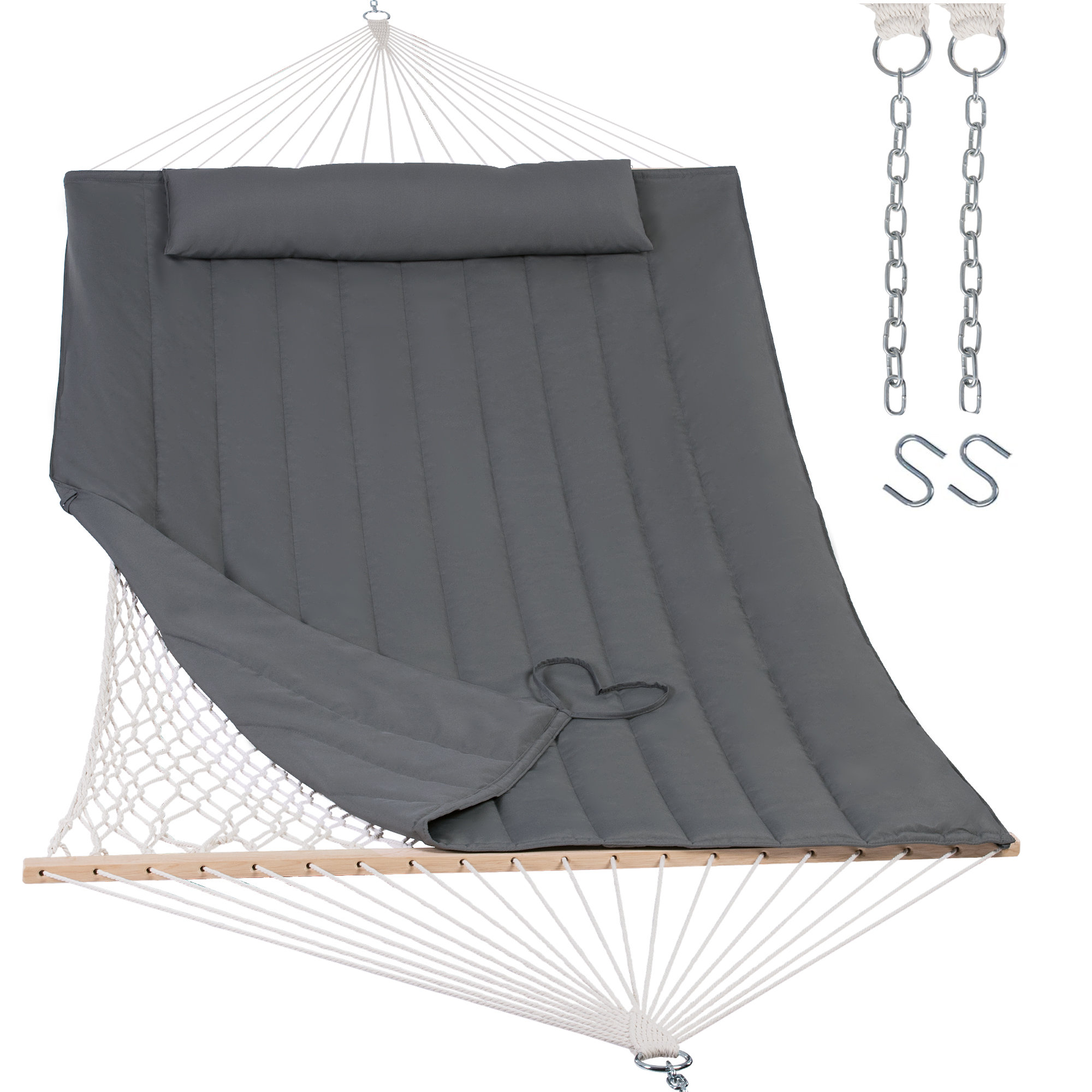 Arlmont & Co. Senyah Double Spreader Bar Hammock & Reviews - Wayfair Canada