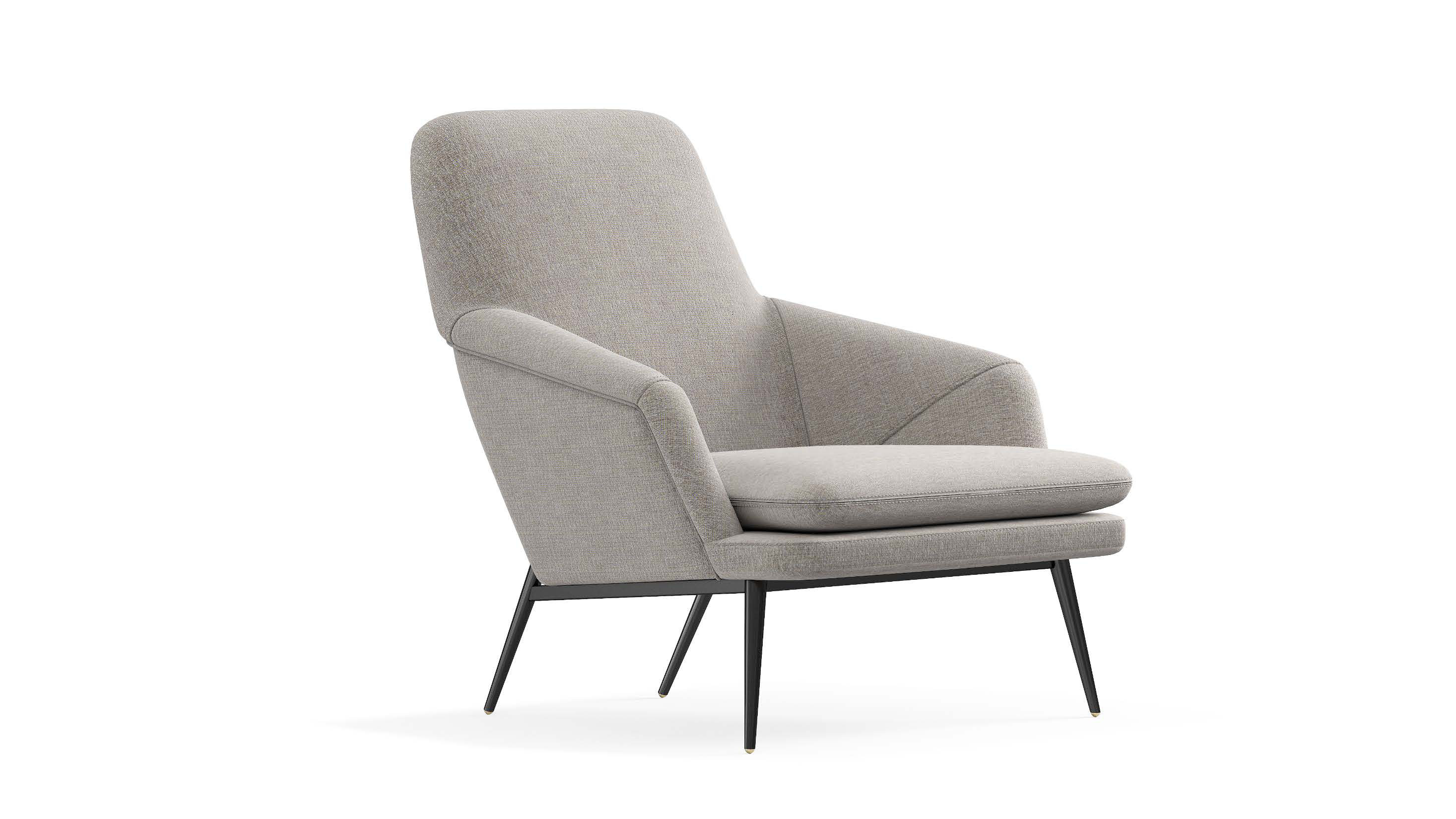 George Oliver Makhiya Accent Chair, Grey - Wayfair Canada