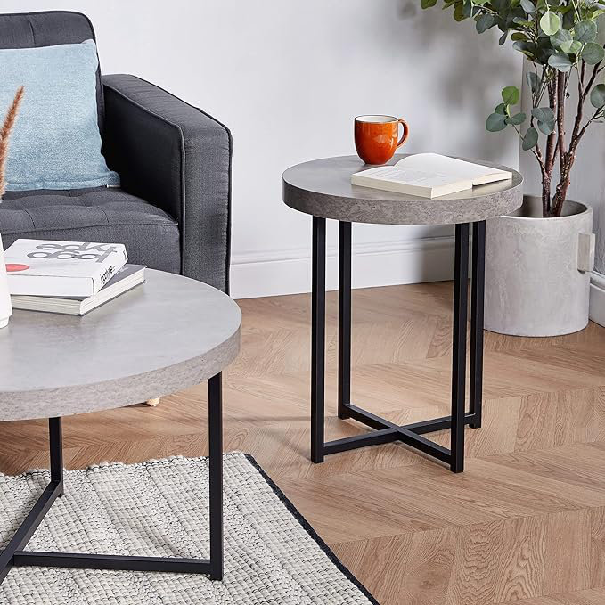 Lefancy.net Concrete Top End Table | Wayfair