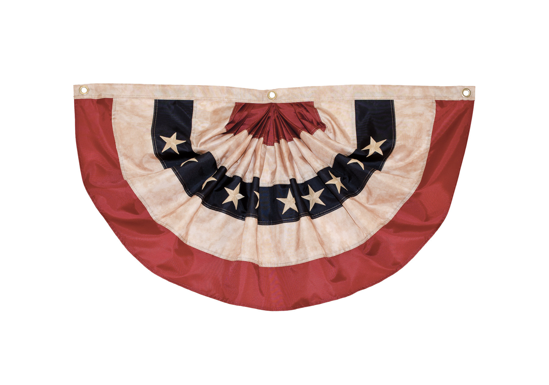 In The Breeze Pleated Fan Patriotic Bunting & Reviews | Wayfair