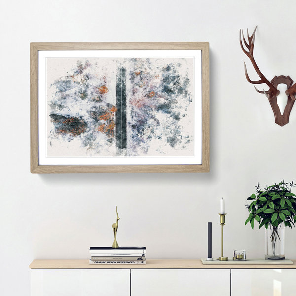 East Urban Home Dividing The Forest - Picture Frame Painting | Wayfair ...