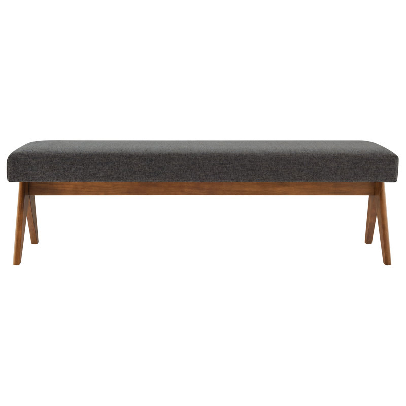 Modway Lyra Fabric Upholstered Bench & Reviews | Wayfair