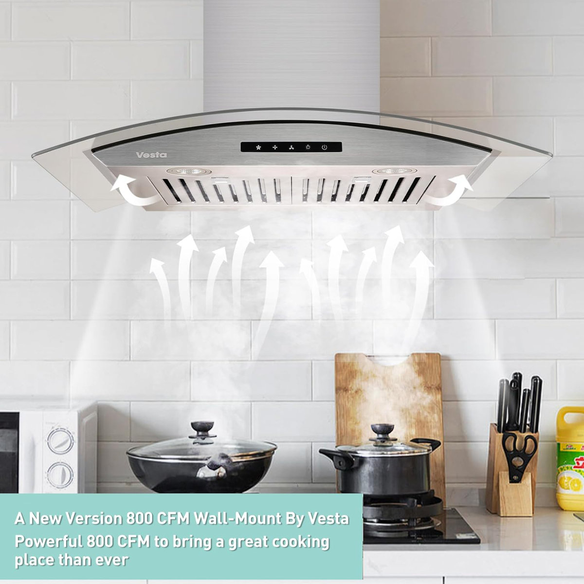 Vesta Hotte murale à conduit 30 pouces 800 CFM Rome et Commentaires ...