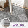Bungalow Rose Alannie Vintage Neutral Oriental Gray / Black Machine ...