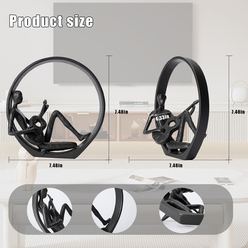 Ivy Bronx Guitar Figurines Home Decor | Wayfair