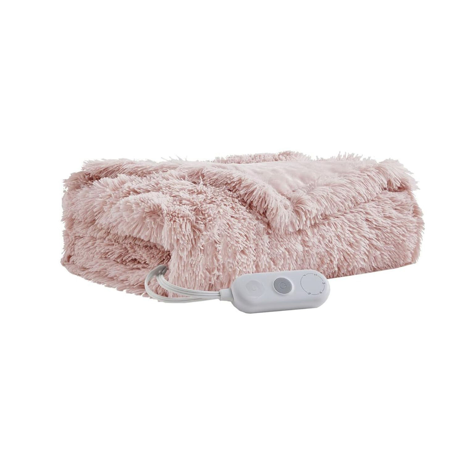 BOPWAY Soft Faux Fur Heated Throw | Wayfair
