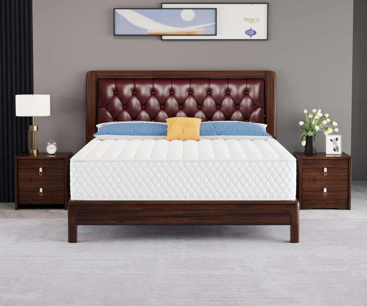 Winston Porter Hybrid Mattress Medium Firm Pocket Spring Mattress ...