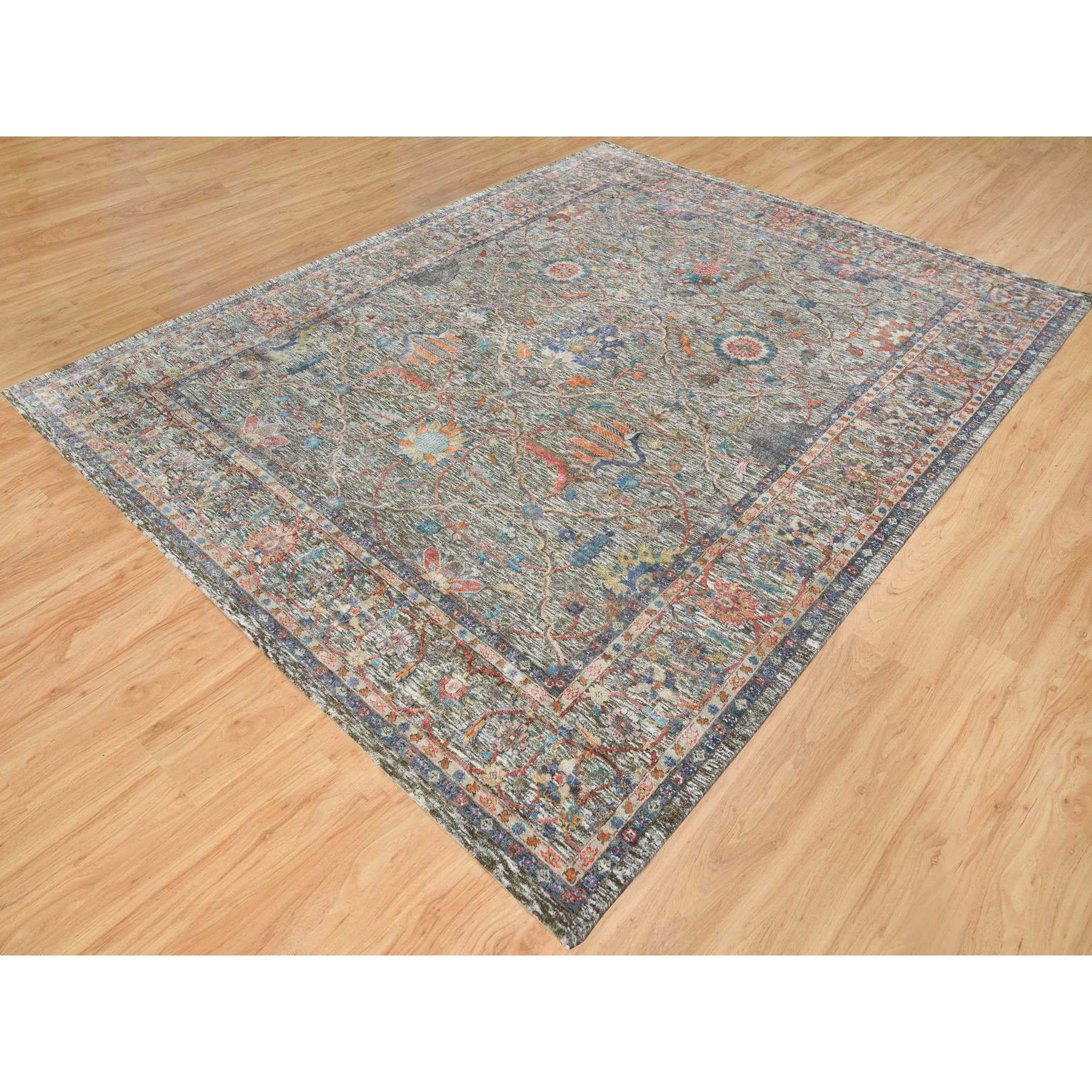 Isabelline Rinda One-of-a-Kind 8' X 10'1" New Age Silk Area Rug | Wayfair