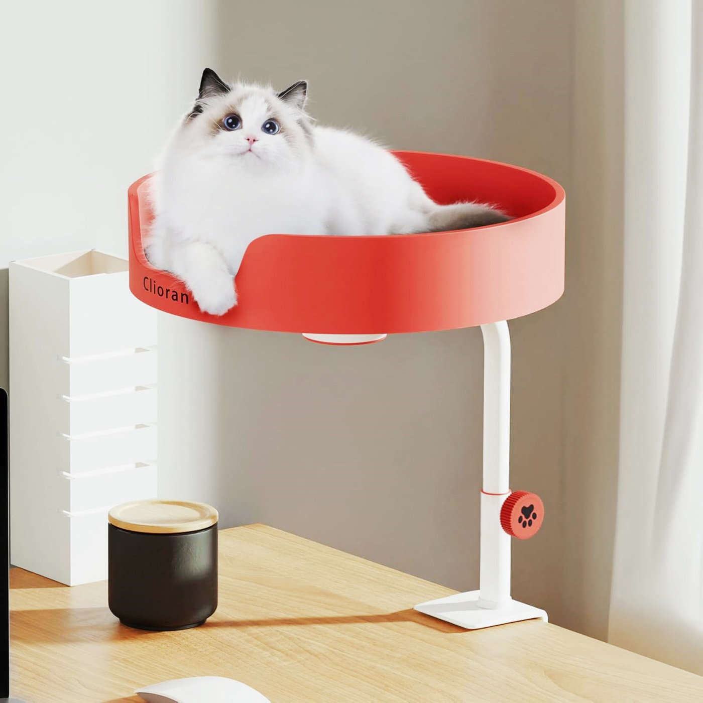 Tucker Murphy Pet™ Cat Desk Bed Perch Nest | Wayfair