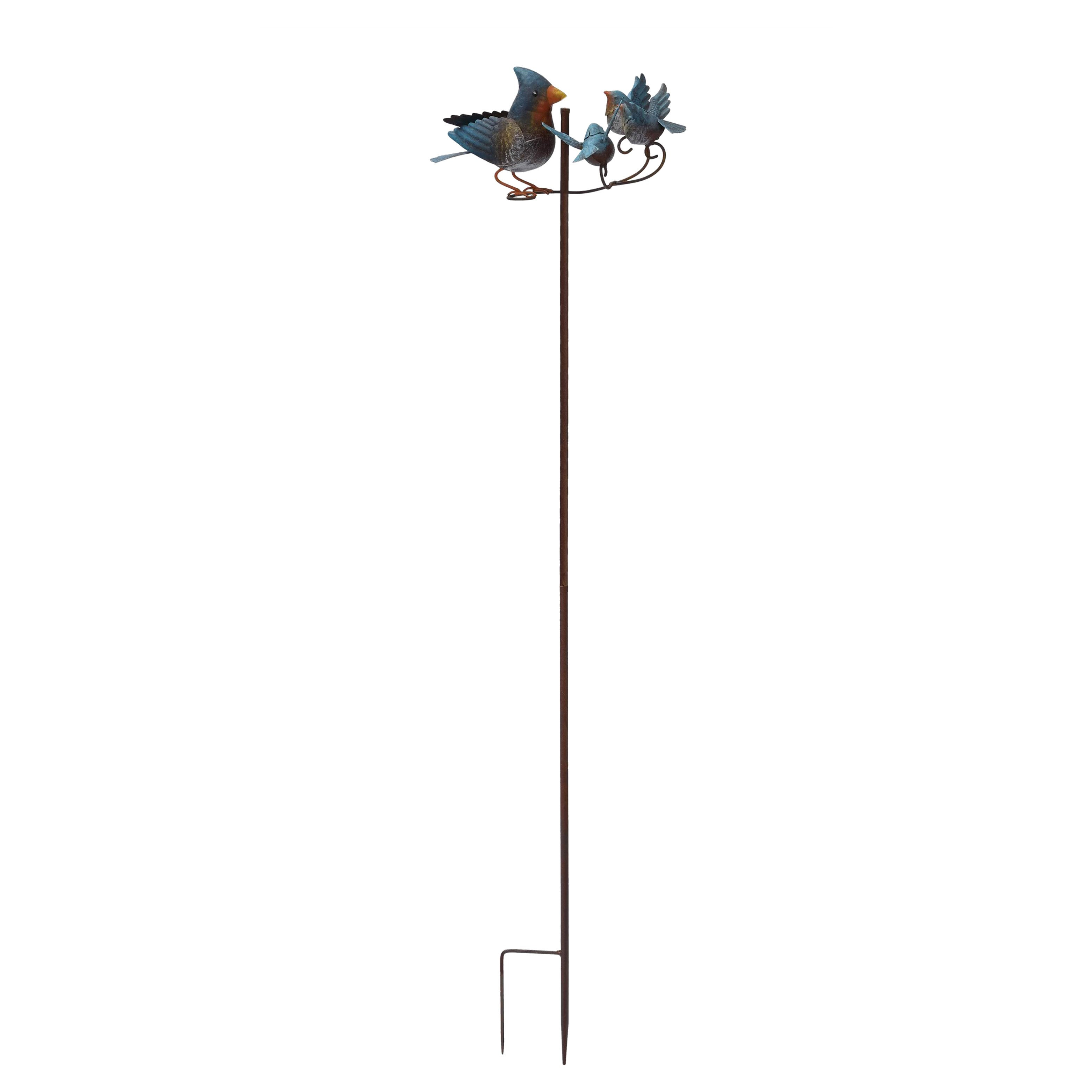 Arlmont & Co. Shalimar Iron Birds Garden Stake | Wayfair