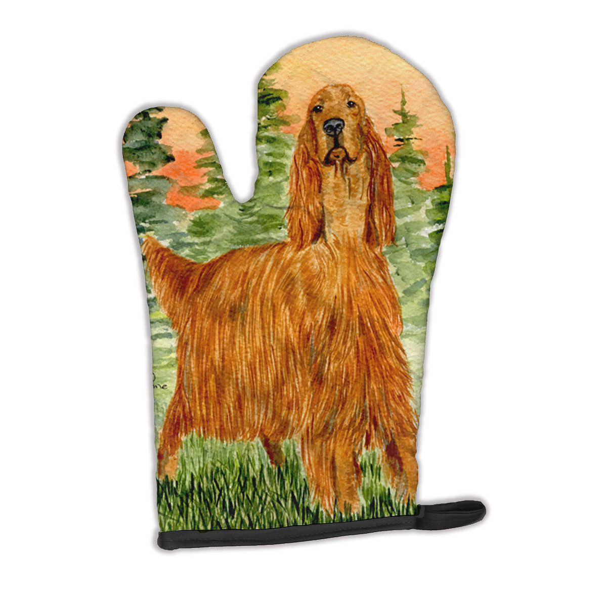 East Urban Home Irish Setter Oven Mitt | Wayfair