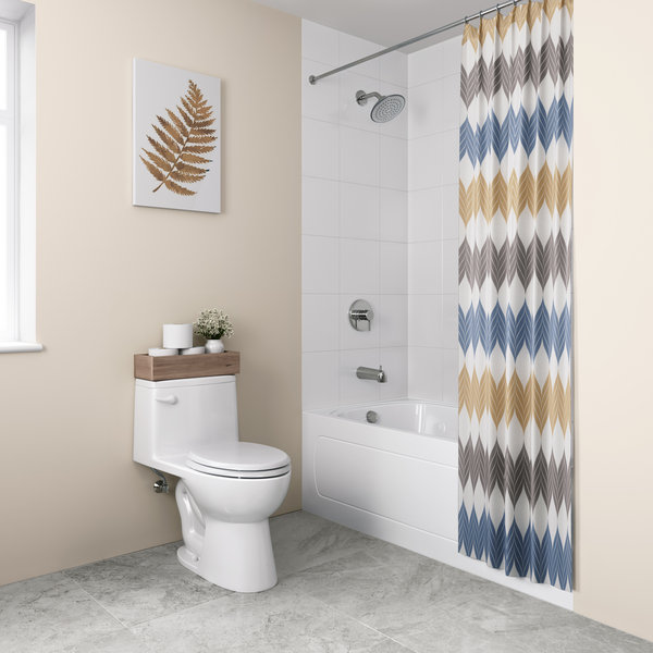 Proflo 1.28 Gallons GPF Elongated Floor Mounted Kit (Seat Not Included ...