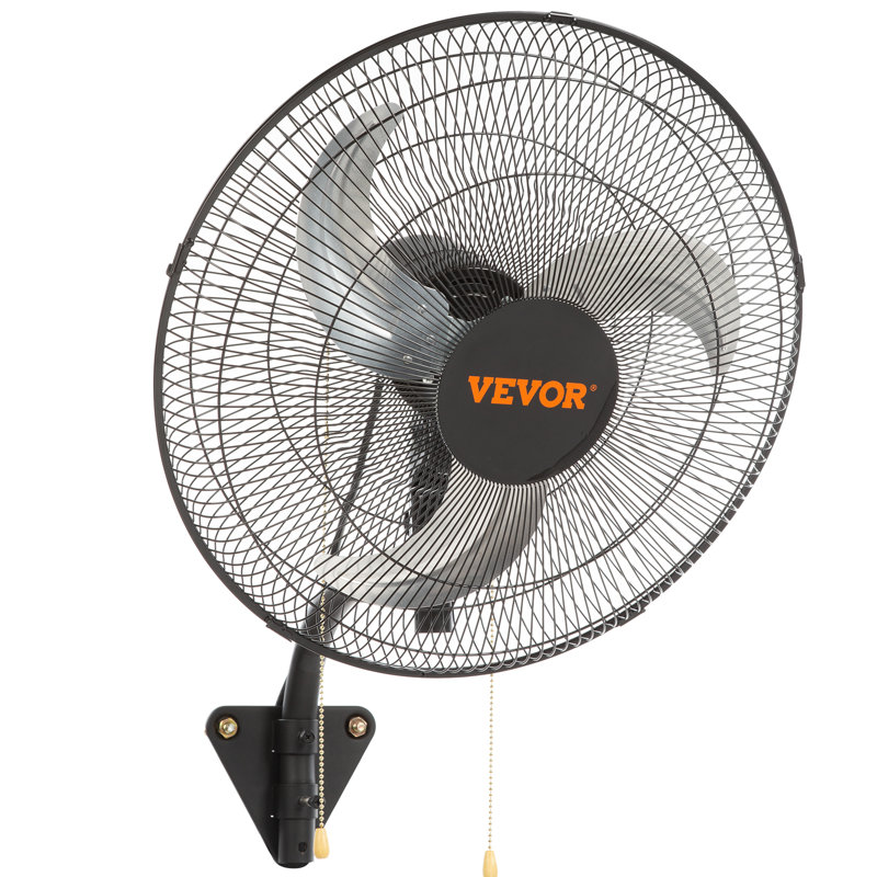 VEVOR 26.4'' Oscillating Wall Mounted Fan Fan & Reviews | Wayfair