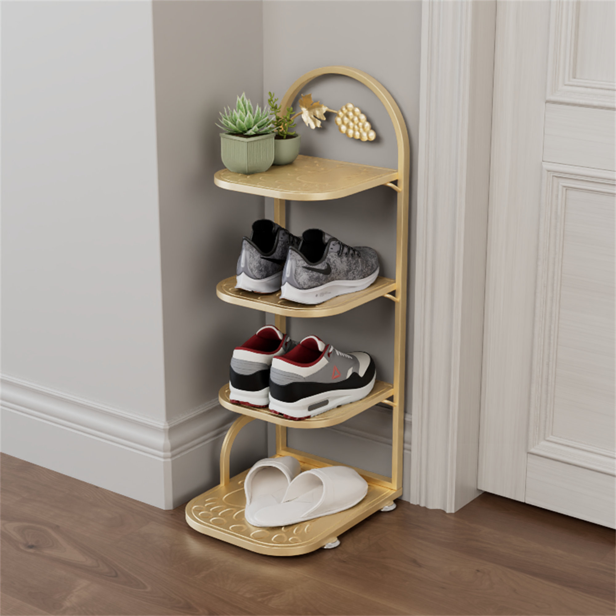 Mercer41 Floor Shoe Rack | Wayfair