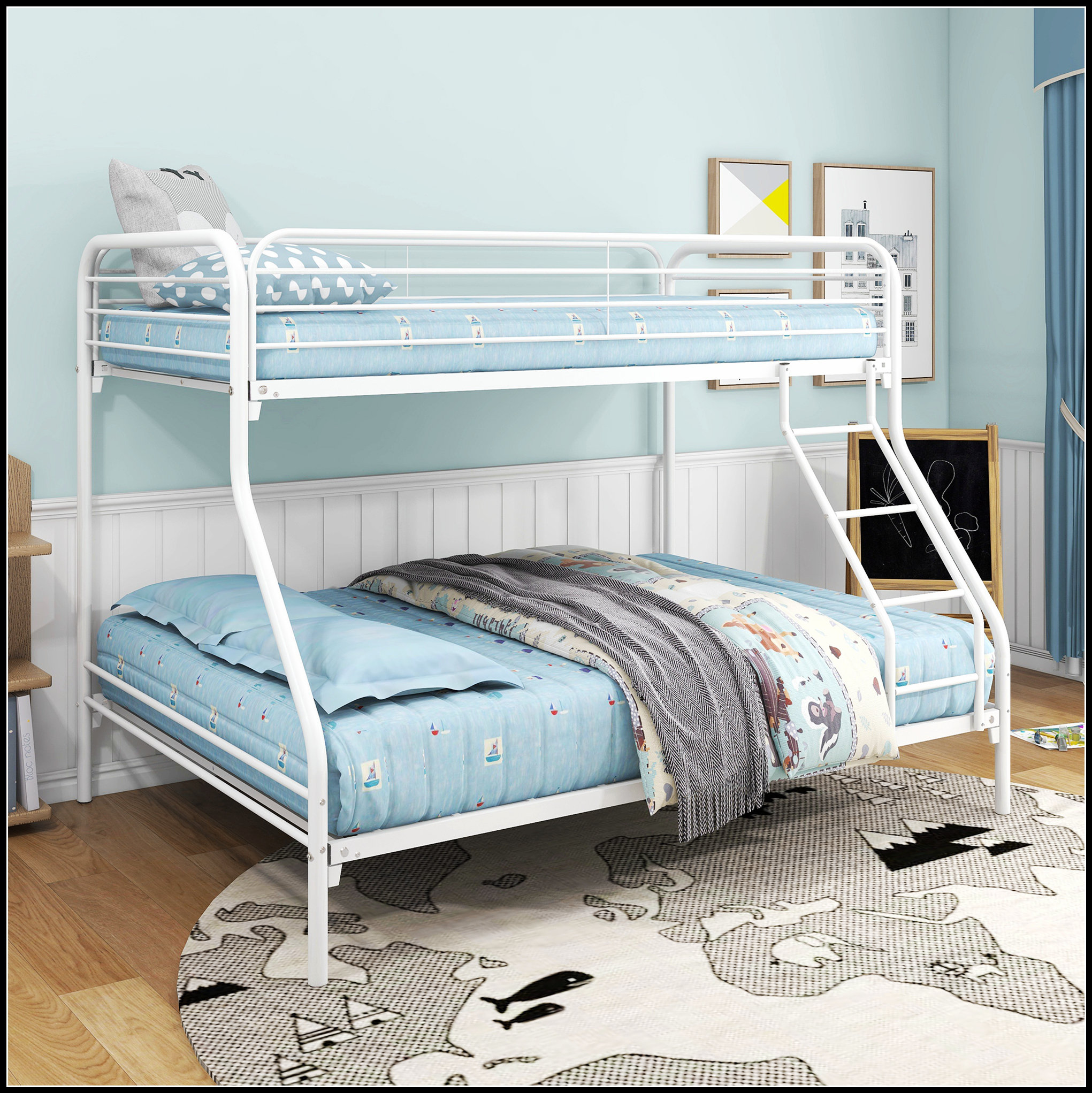 Isabelle & Max™ Sturdy Metal Bunk Bed with Easy Assembly and Enhanced ...