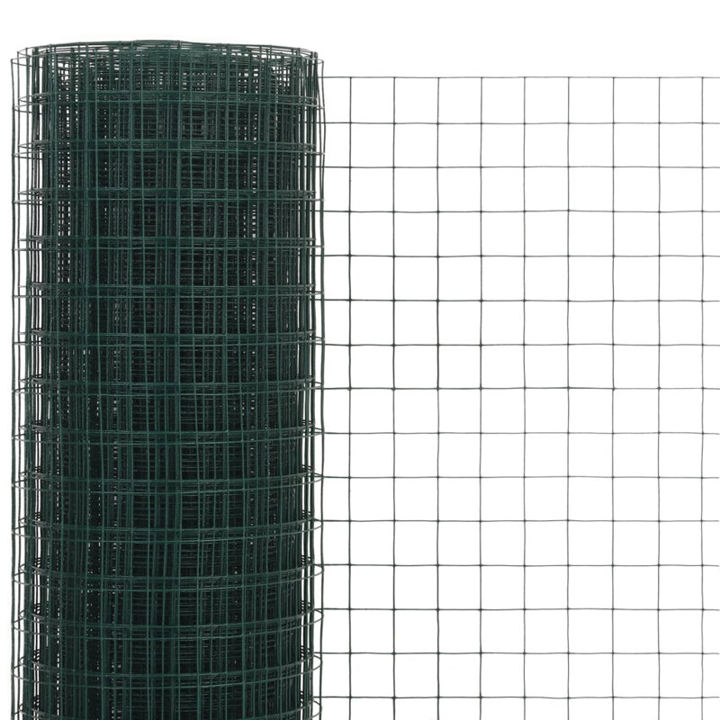 Arlmont & Co. Wire Netting Outdoor Wire Fence Mesh Screen with PVC ...