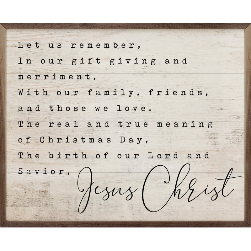 The Holiday Aisle® Jesus Christ Whitewash | Wayfair