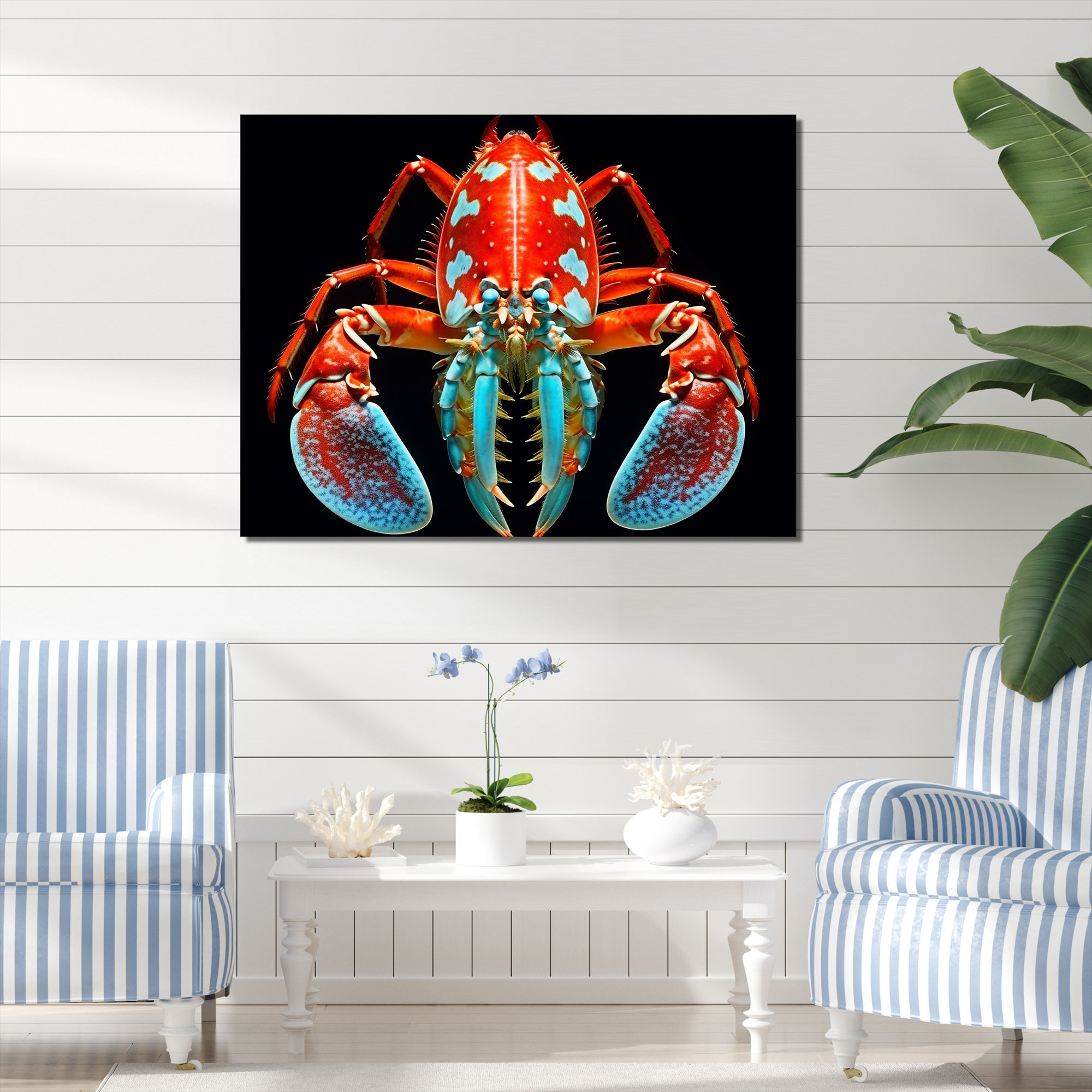 Highland Dunes Red And Turquoise Mantis Shrimp Photo I On Canvas Print ...