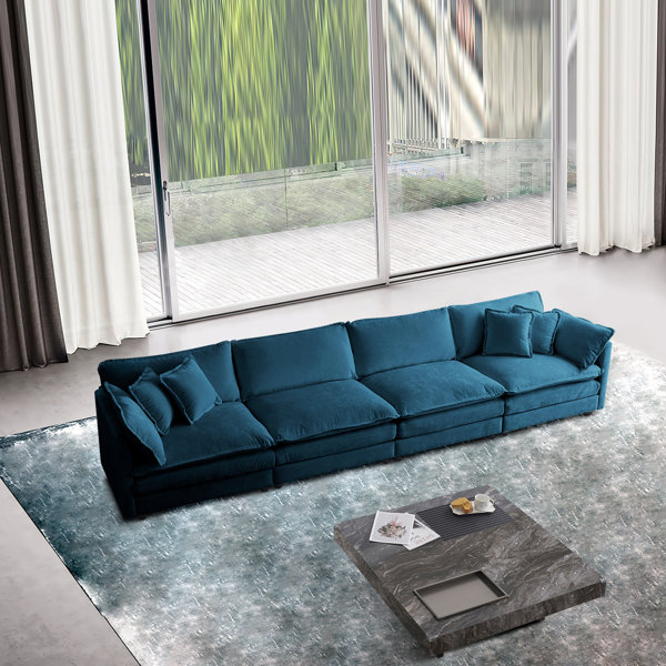 Hokku Designs Onisim 147'' Upholstered Sofa | Wayfair