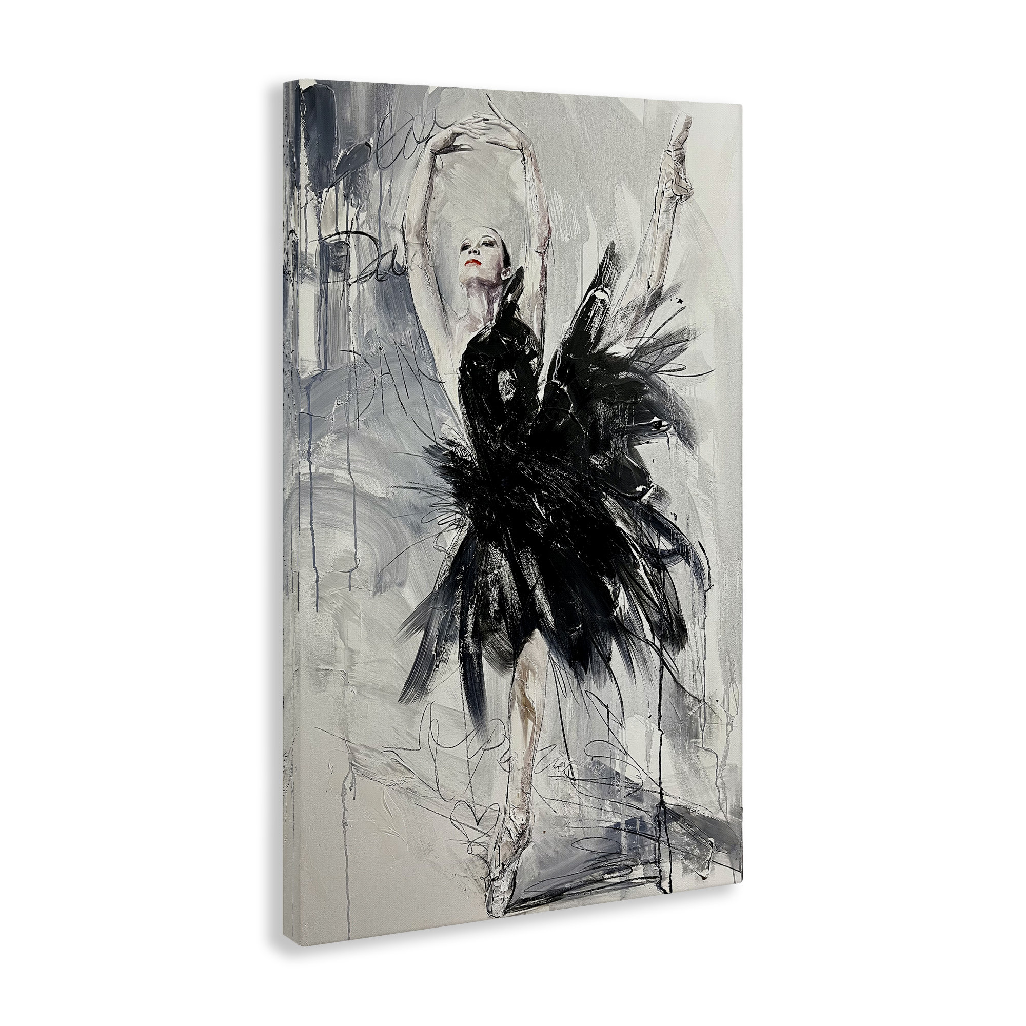 House of Hampton® Graceful Dancer Abstract Canvas, design by Lucille ...