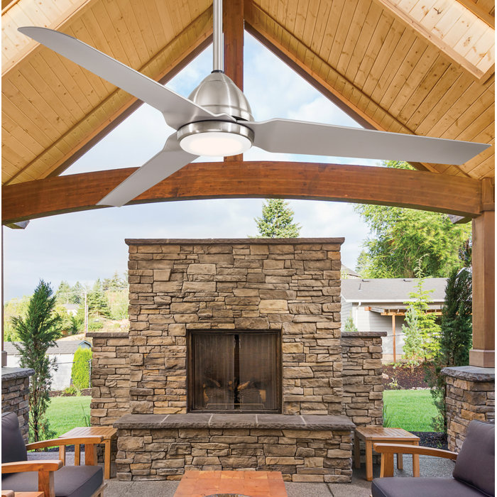 Minka Aire 54" Java 3-Blade Propeller Ceiling Fan with Remote Control ...