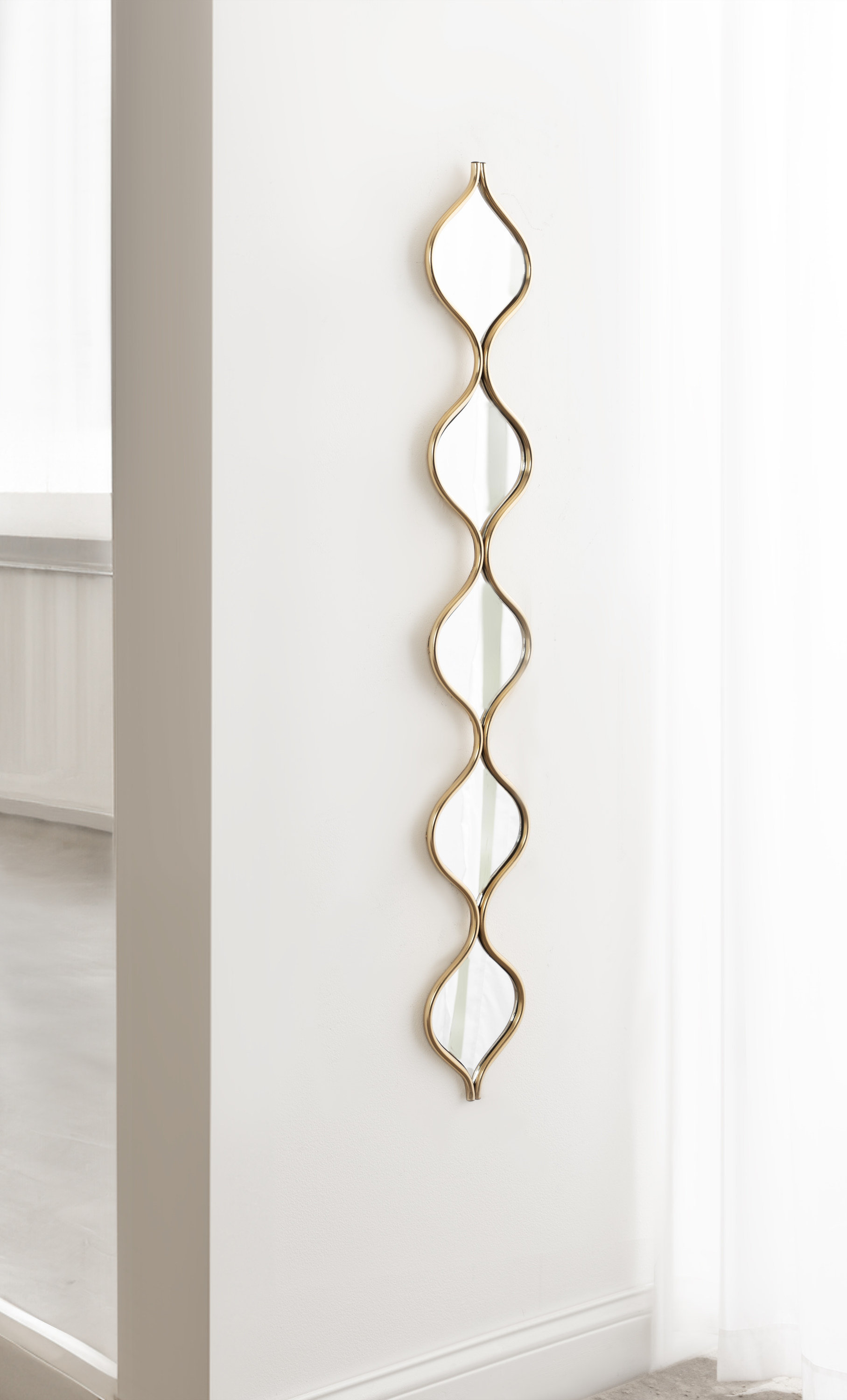 House of Hampton® Narrow Teardrop Panel Mirror - Wayfair Canada