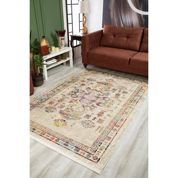 Hargun Kare Metepec Modern 100x100 Grey Area Rug | Wayfair.co.uk