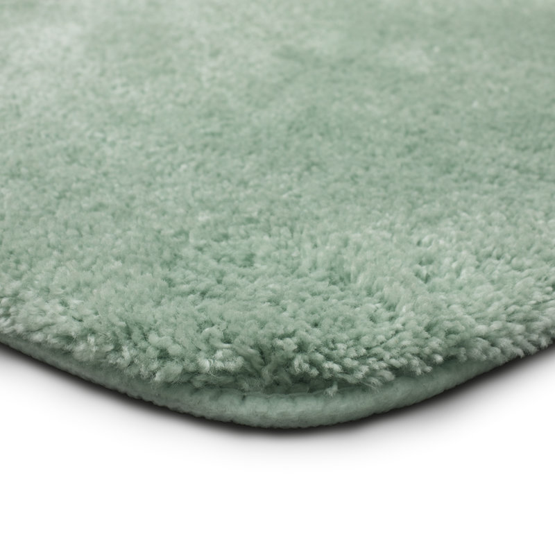 Winston Porter Galena Solid Polyester Machine Washable Non Slip Bath ...