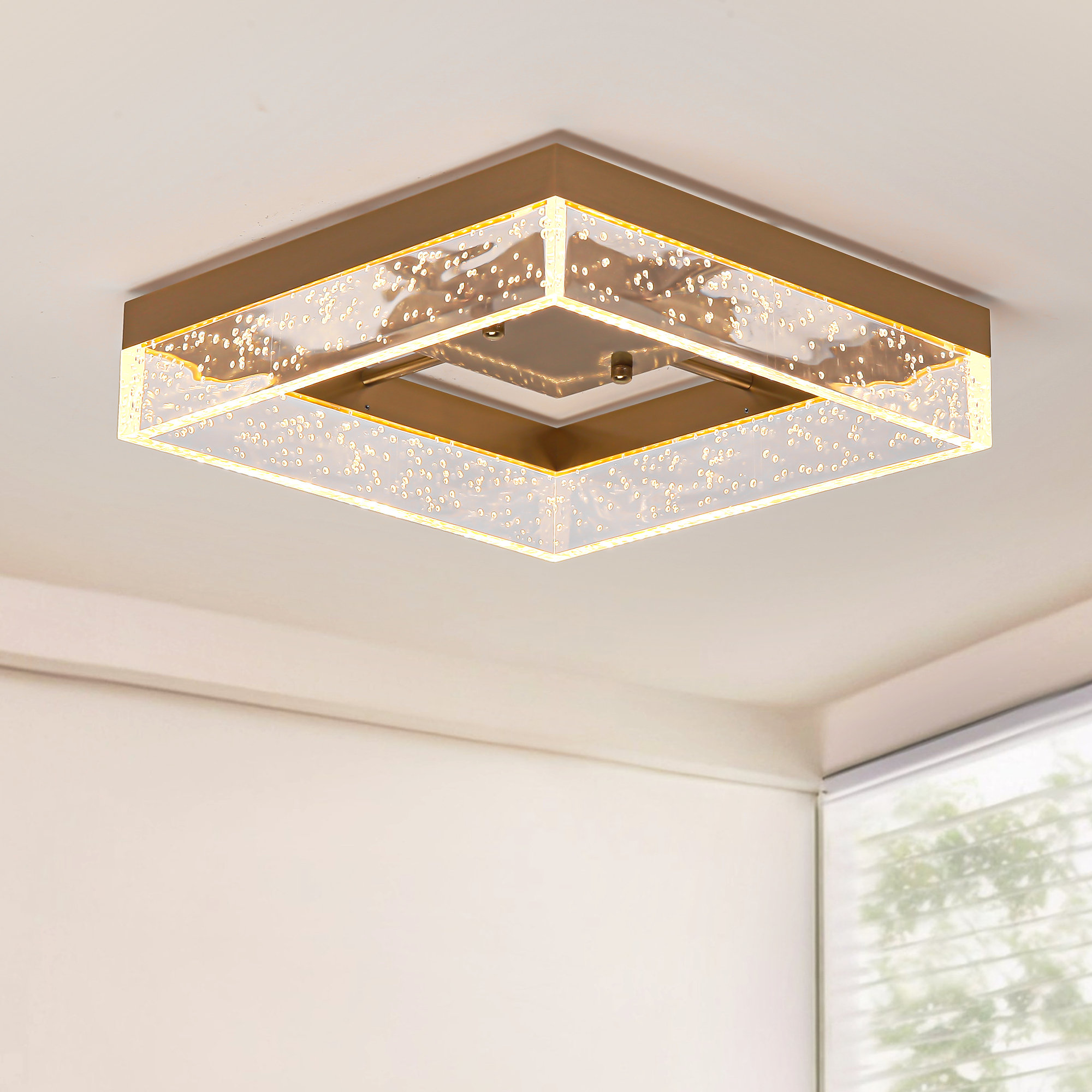 Blue Elephant Agave 1-Light 30cm LED Flush Mount | Wayfair.co.uk